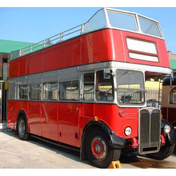 Location auto retro collection - bus anglais doubledeck bristol 1966
